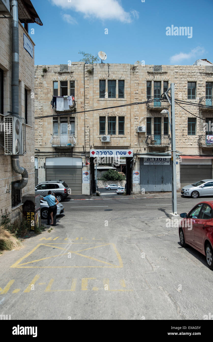 Haifa ,lower town ,port area, refurbished buildings and apartments ...