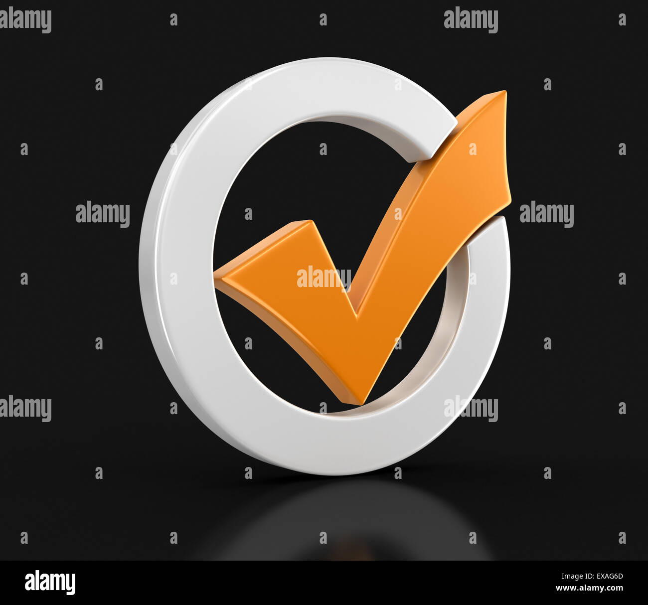 Check Mark (clipping path included Stock Photo - Alamy