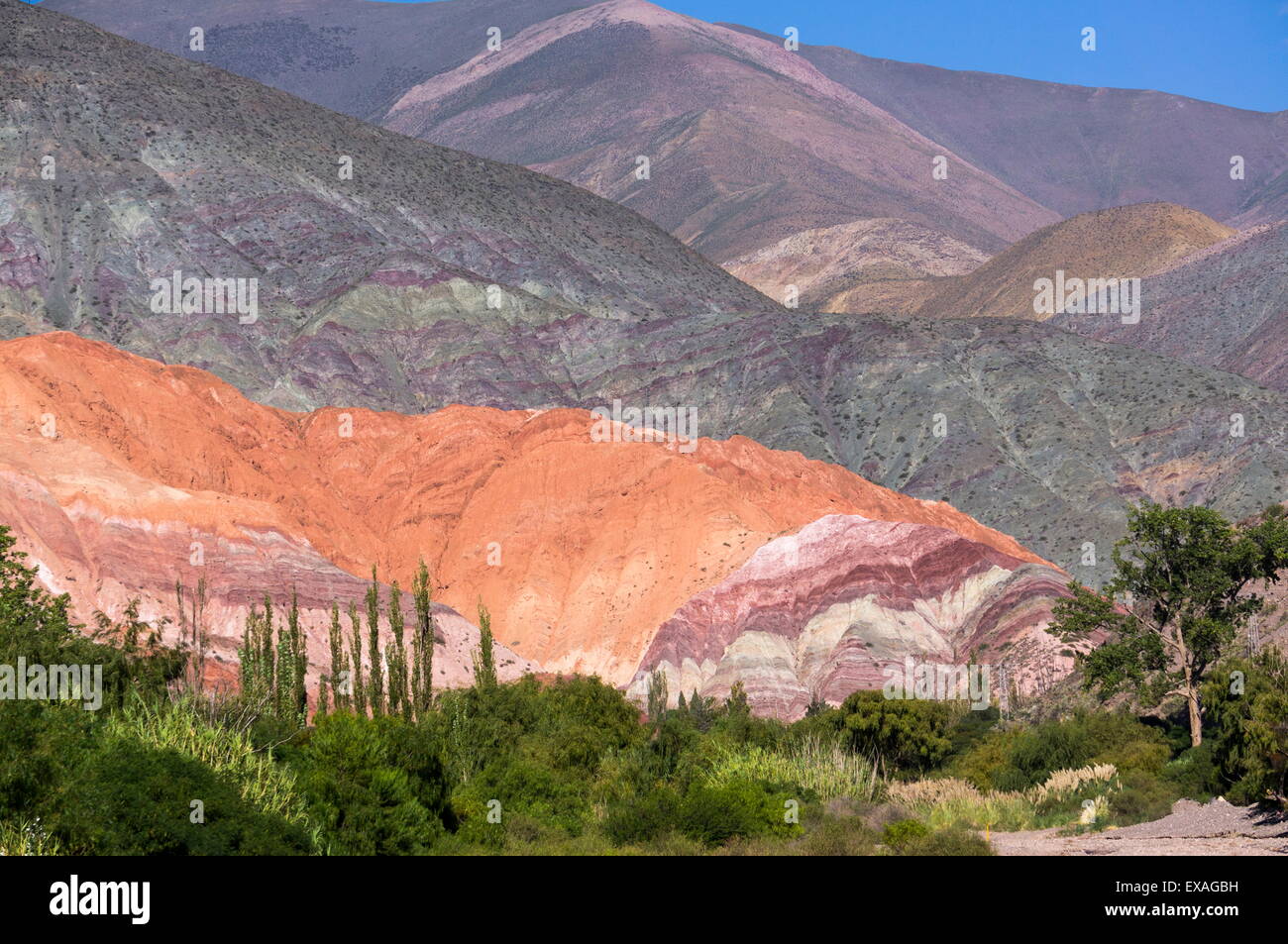 Multi coloured mountains hi-res stock photography and images - Alamy