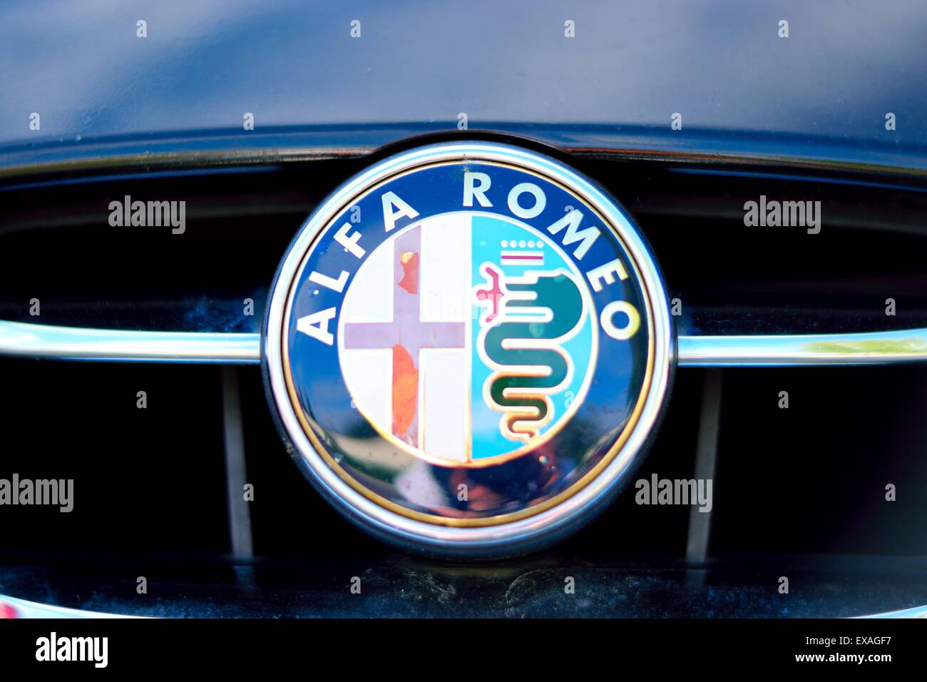Front bumper of an Alfa Romeo car Stock Photo - Alamy