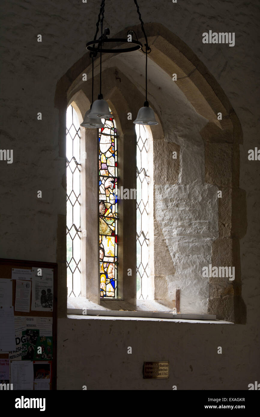 A window in St. John the Baptist Church, Cherington, Warwickshire ...