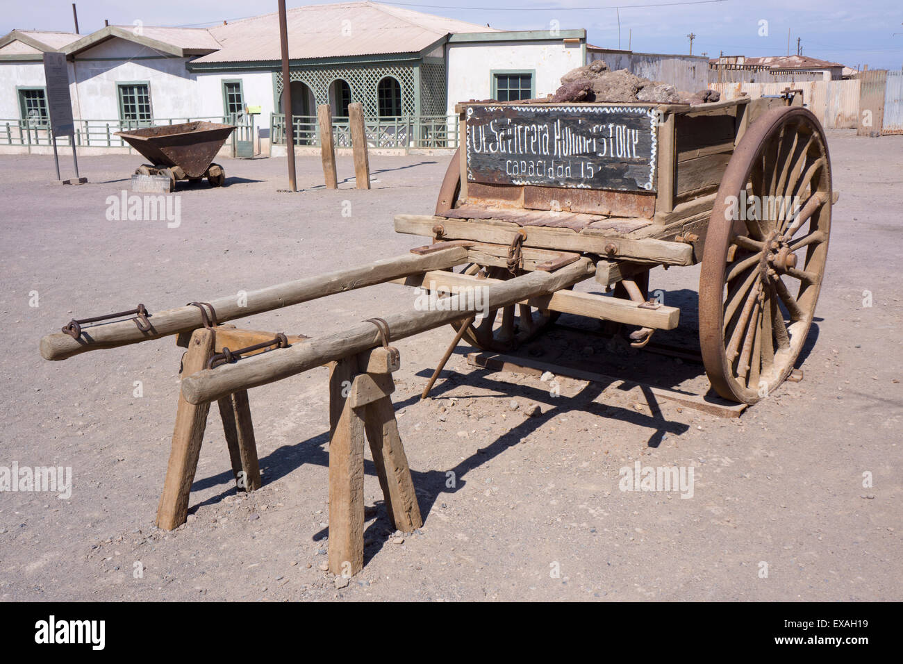 Humberstone saltpeter mine, UNESCO World Heritage Site, Chile, South ...