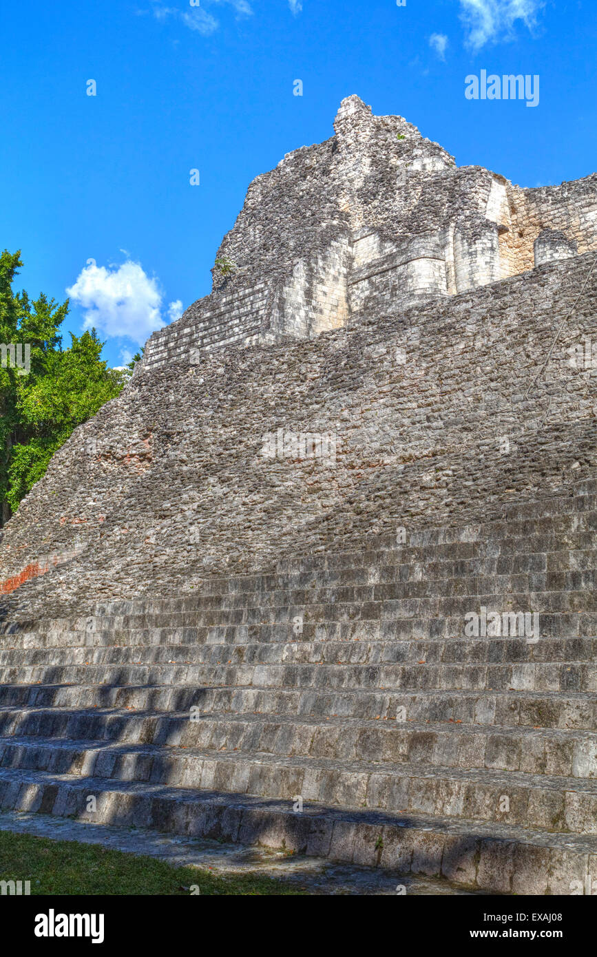 Structure VIII, Becan, Mayan Ruins, Campeche, Mexico, North America ...