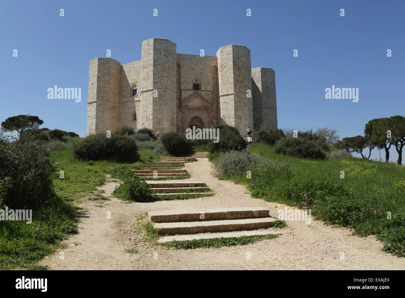 Castel del Monte, octagonal castle, built for Emperor Frederick II in ...