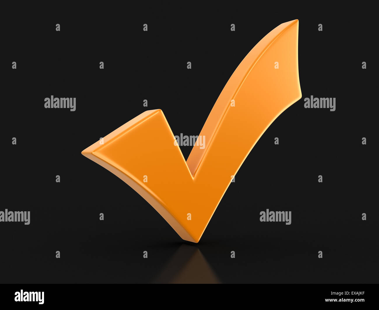 Check Mark (clipping path included Stock Photo - Alamy
