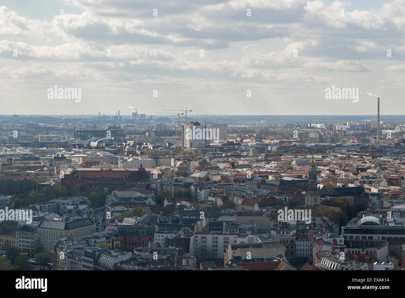 aerial view - Berlin (Mitte) Germany Stock Photo - Alamy