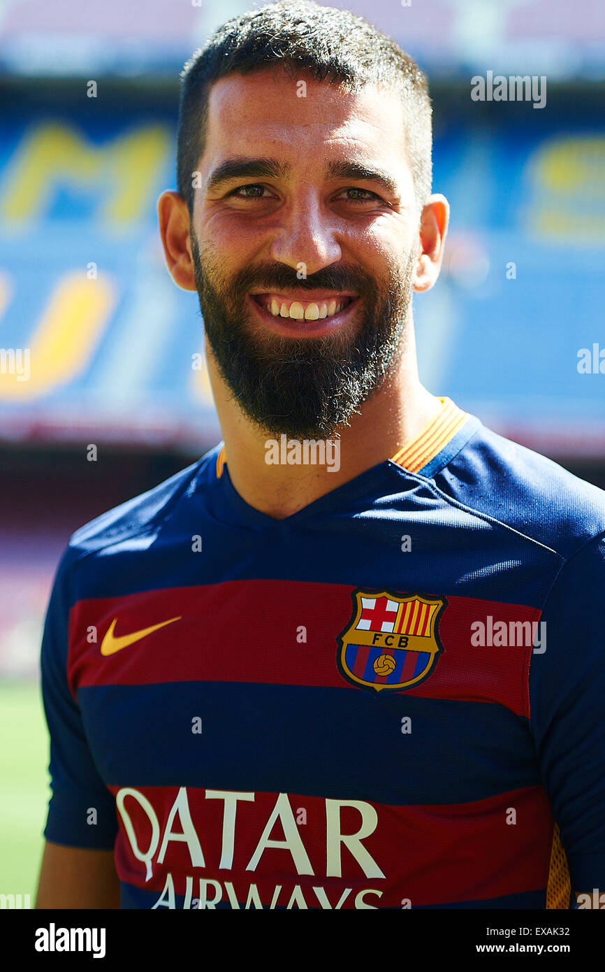 Barcelona, Spain. 10th July, 2015. FC Barcelona's new signing Arda ...