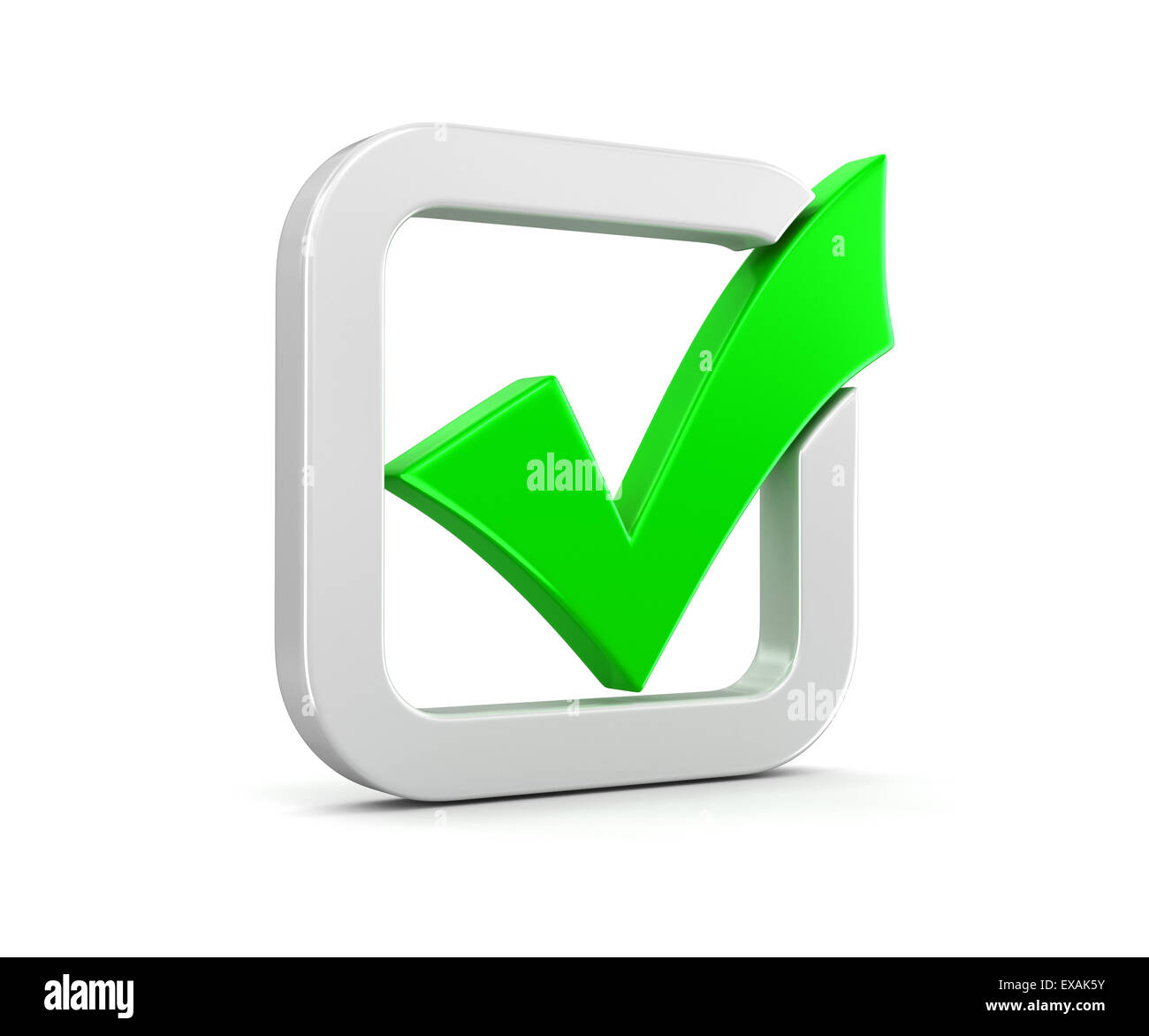 Check Mark (clipping path included Stock Photo - Alamy