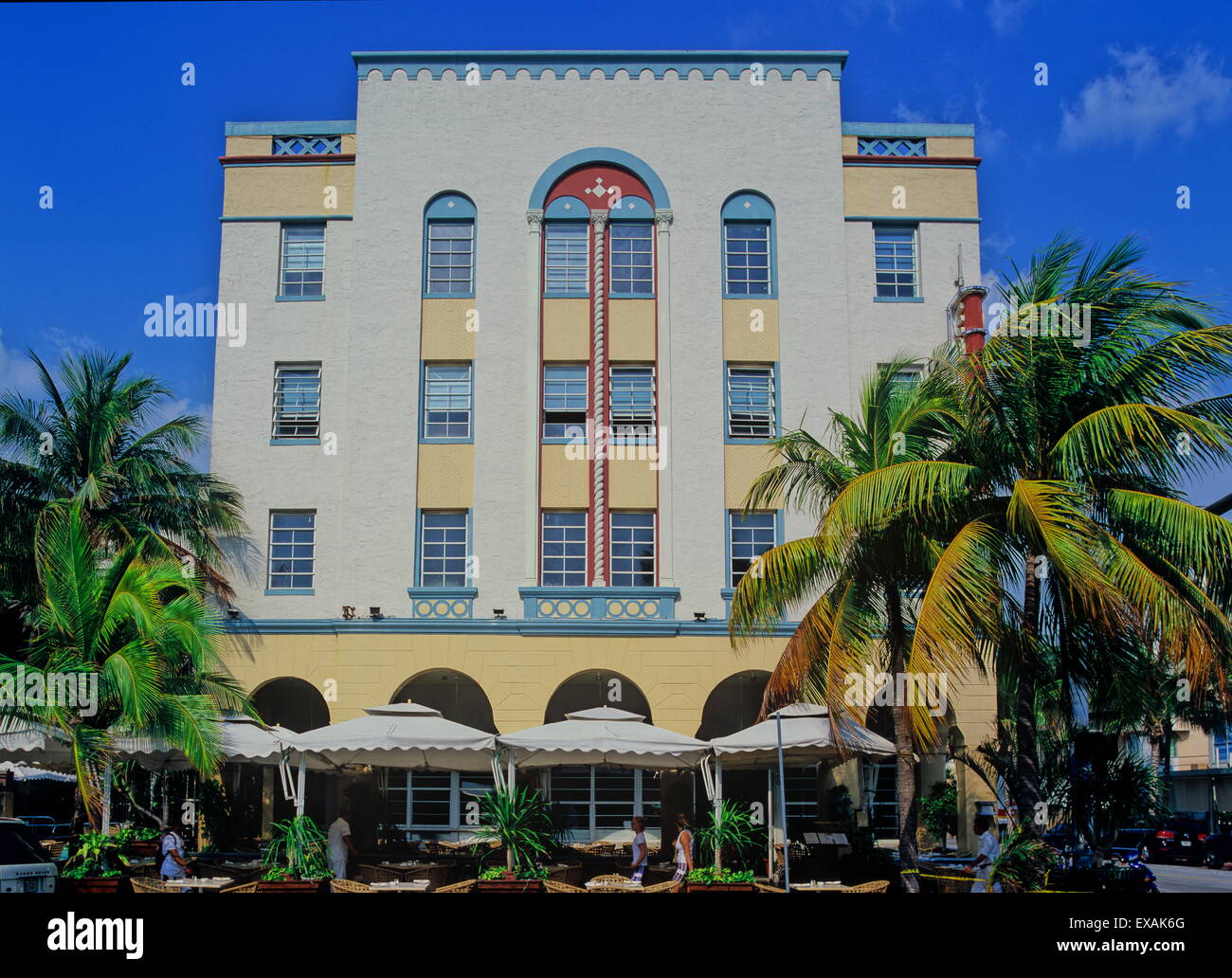 Miami Art Deco Architectural style Stock Photo - Alamy