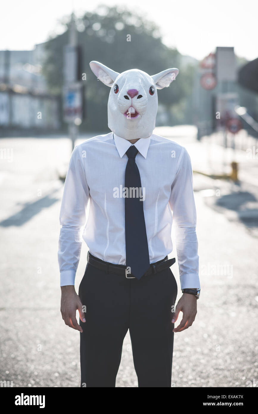 Rabbit businessman hi-res stock photography and images - Alamy