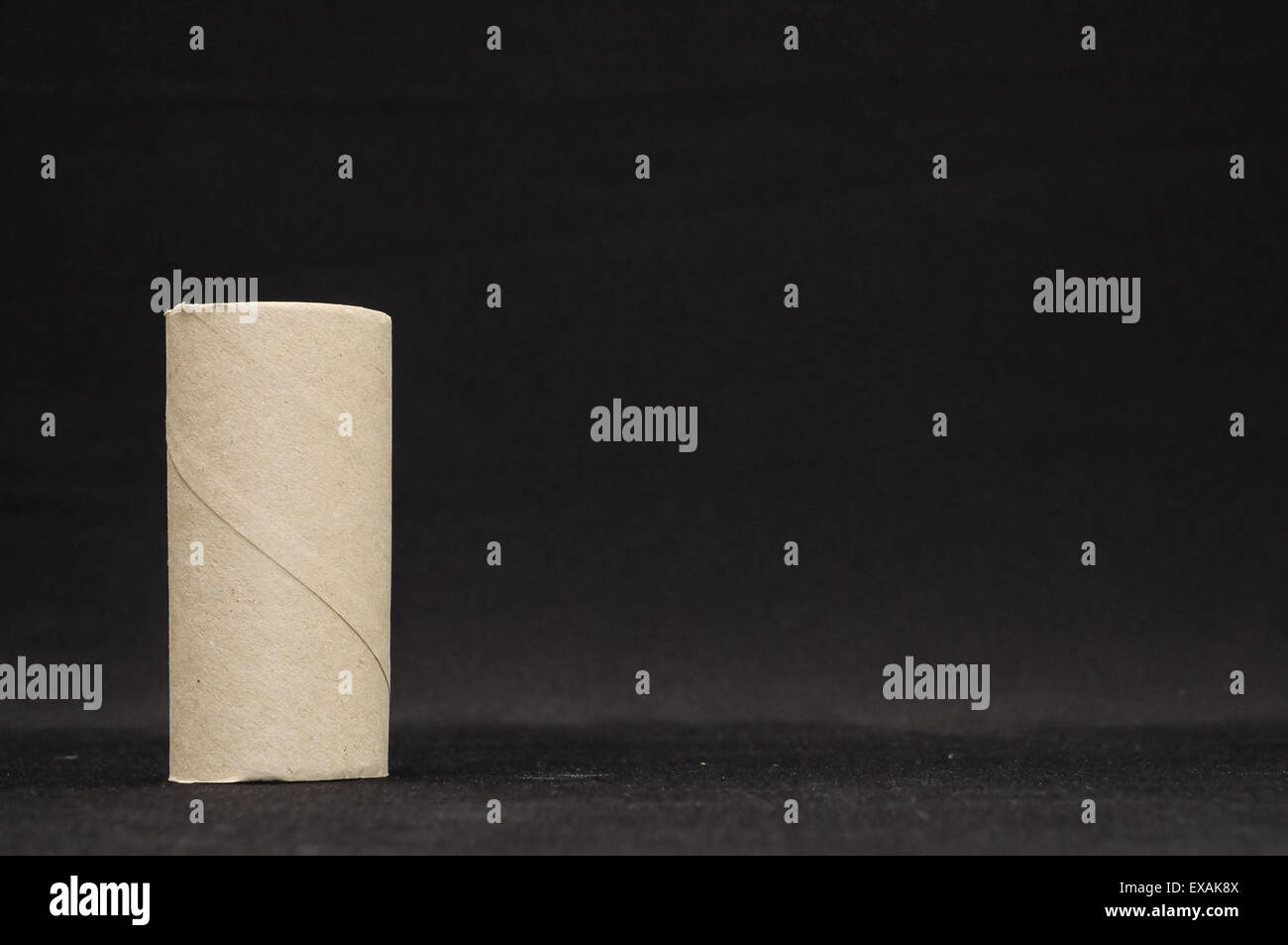 Empty Toilet Paper Roll Stock Photo - Alamy