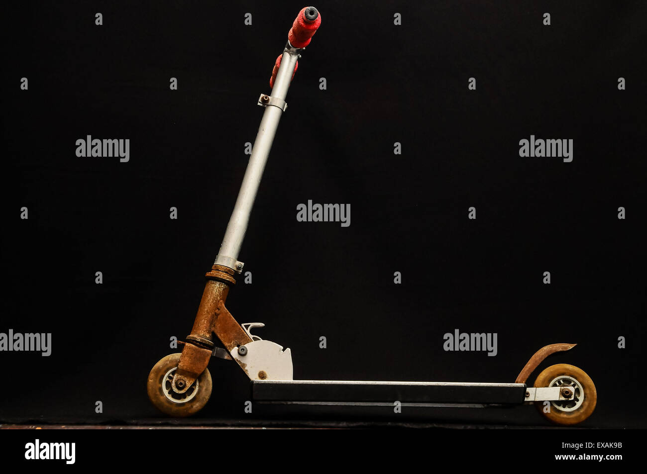 metal scooter for child Stock Photo - Alamy
