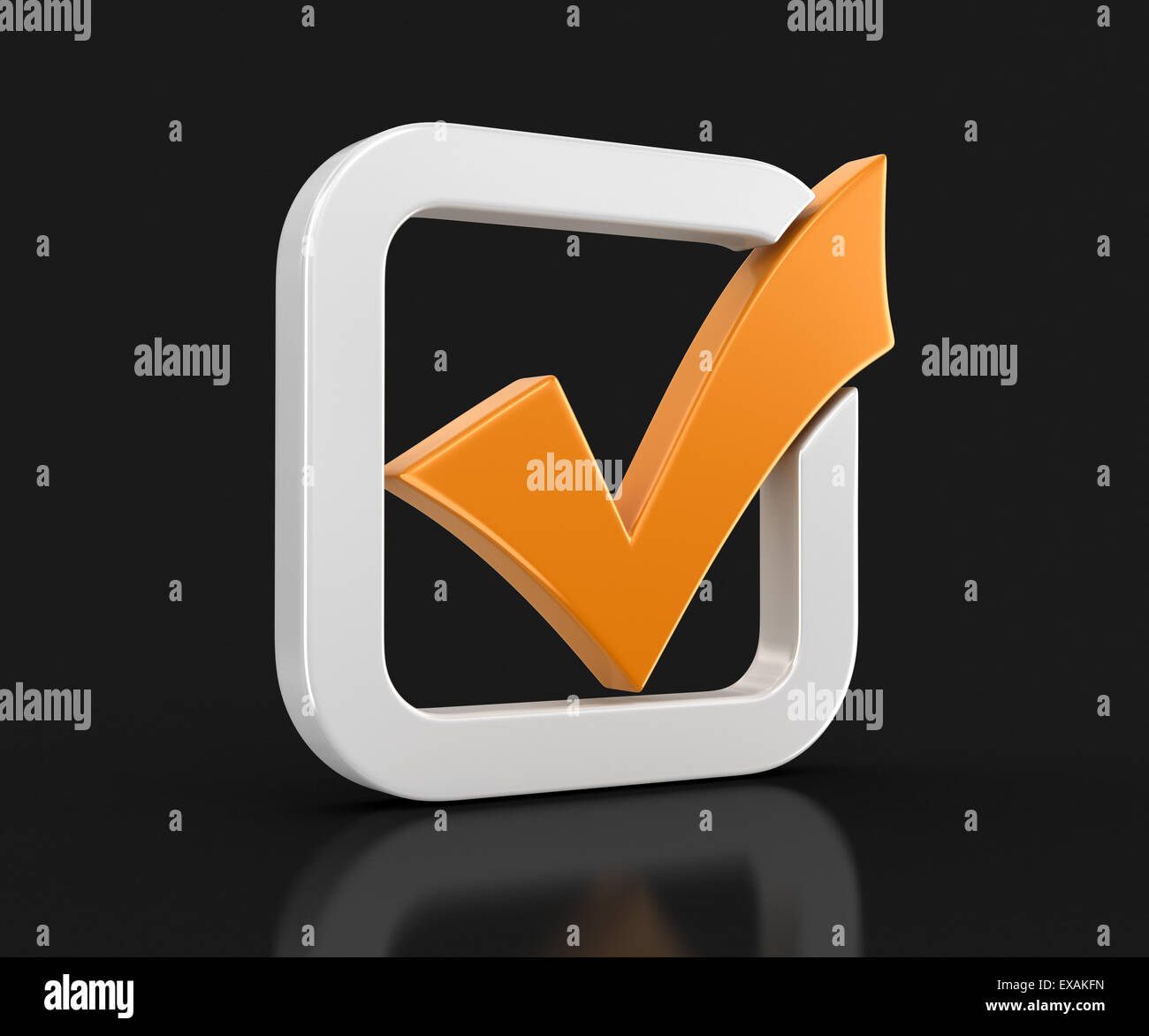 Check Mark (clipping path included Stock Photo - Alamy