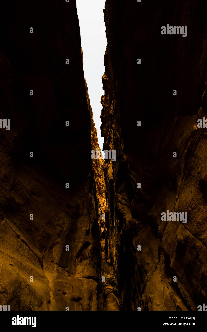 Wadi Rum, Jordan. Spectacular rock formation in the Jordanian desert at ...