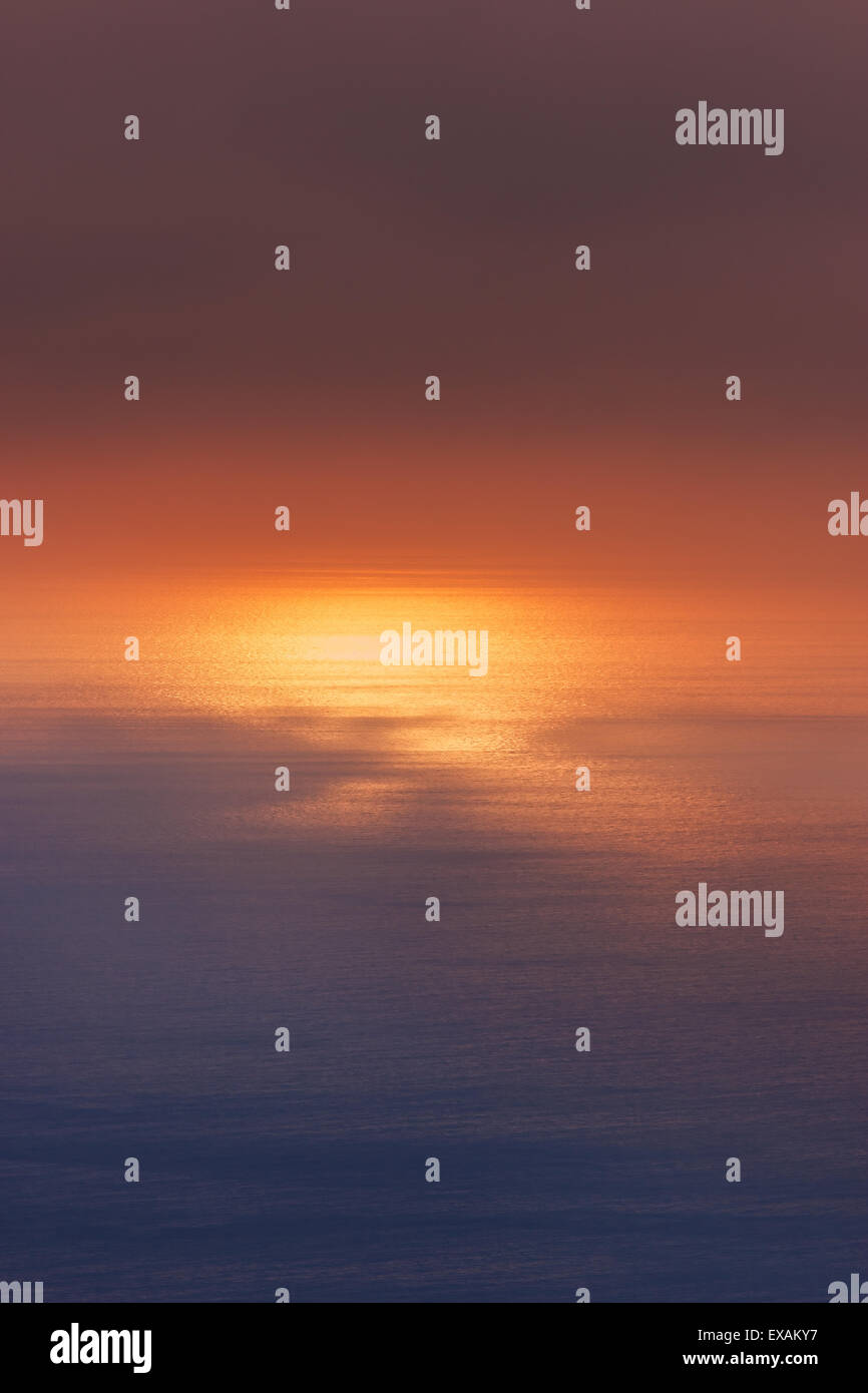 Golden magical sunset reflecting on hi-res stock photography and images ...