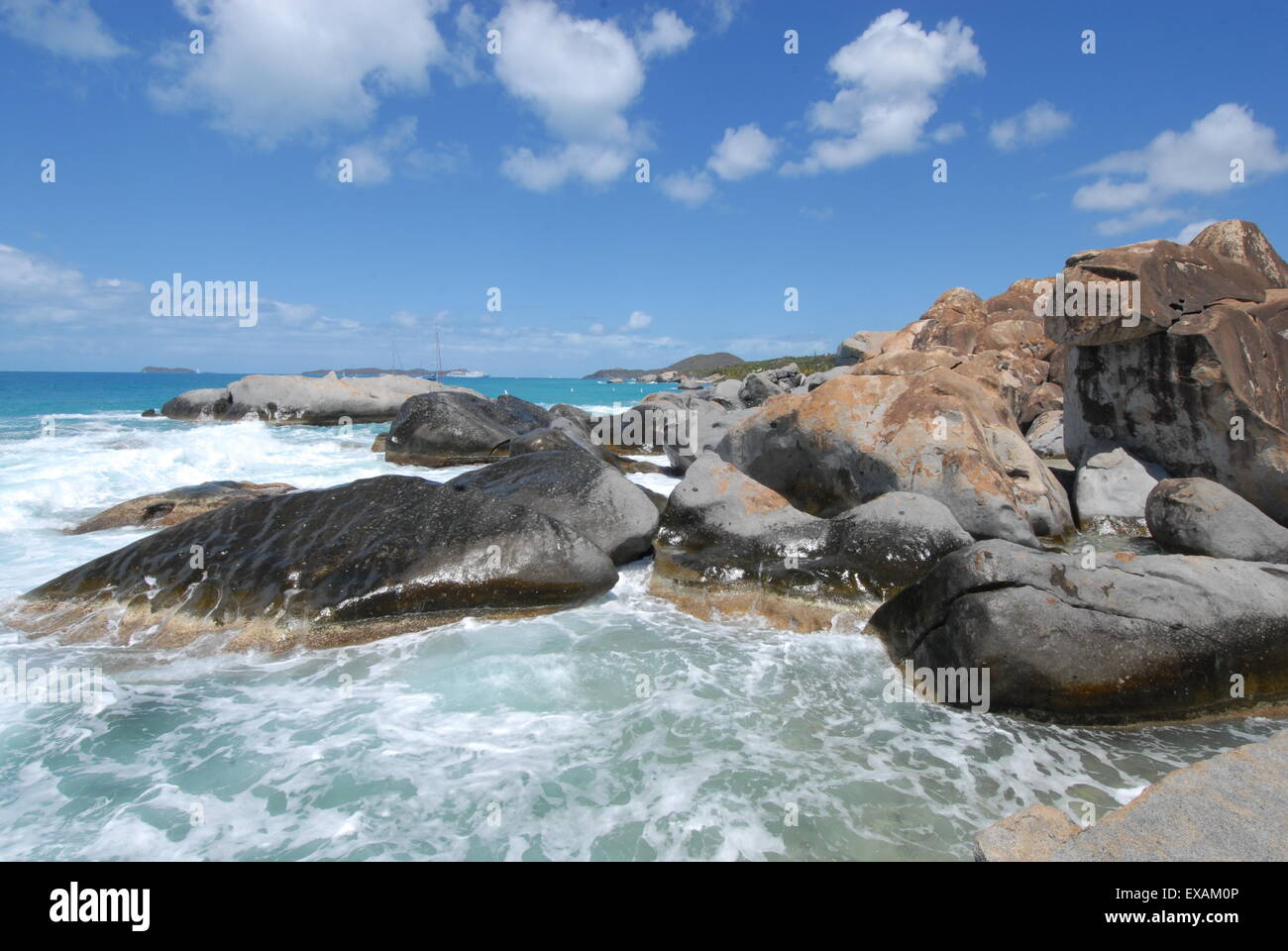 British Virgin Islands, Virgin Gorda, Devil's Bay Stock Photo - Alamy