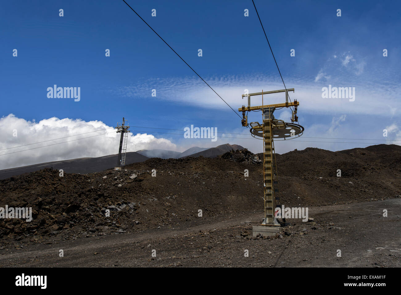Mount etna cablecar hi-res stock photography and images - Alamy