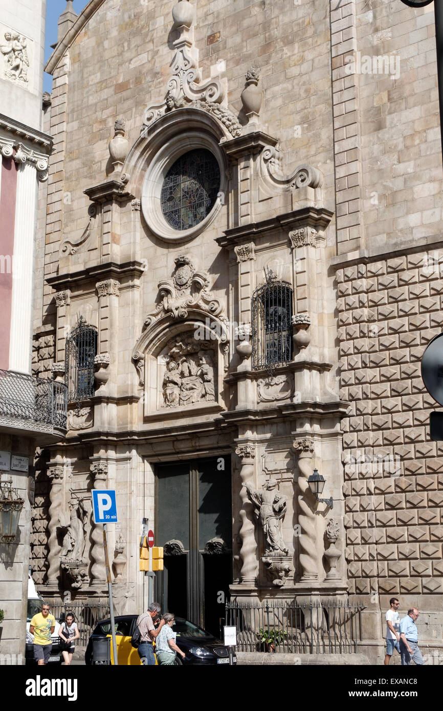 Street Scene Barcelona Stock Photo - Alamy