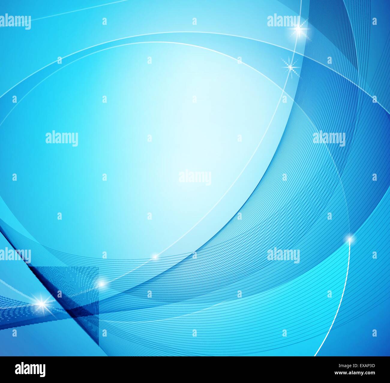 Abstract blue shiny vector template background Stock Vector Image & Art ...