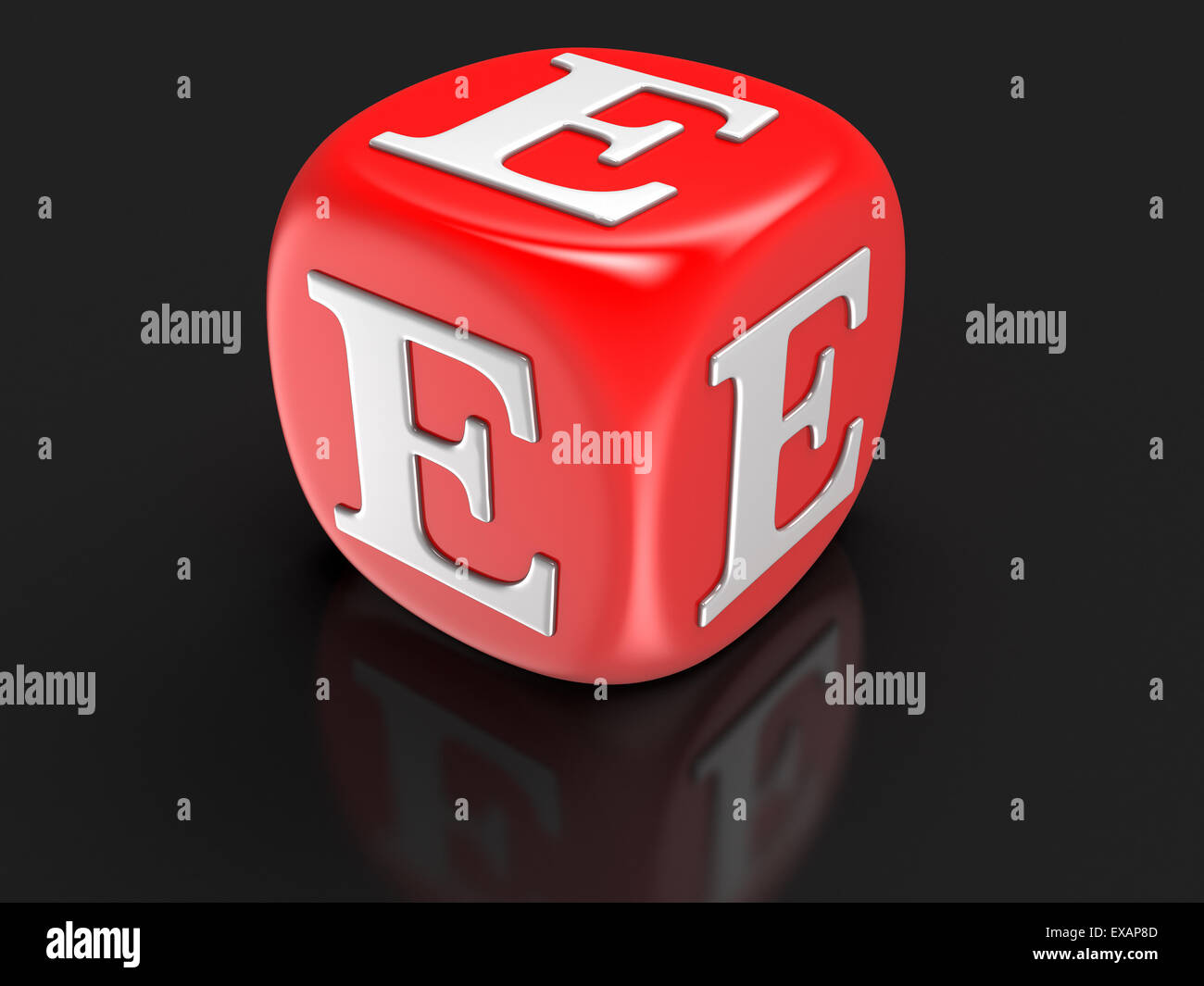 Alphabet dice game letter e hi-res stock photography and images - Alamy