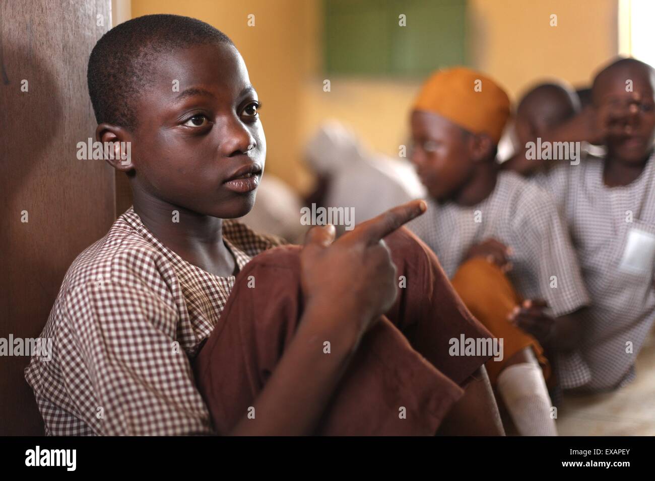 Children students in Islamic school in Kura Stock Photo - Alamy