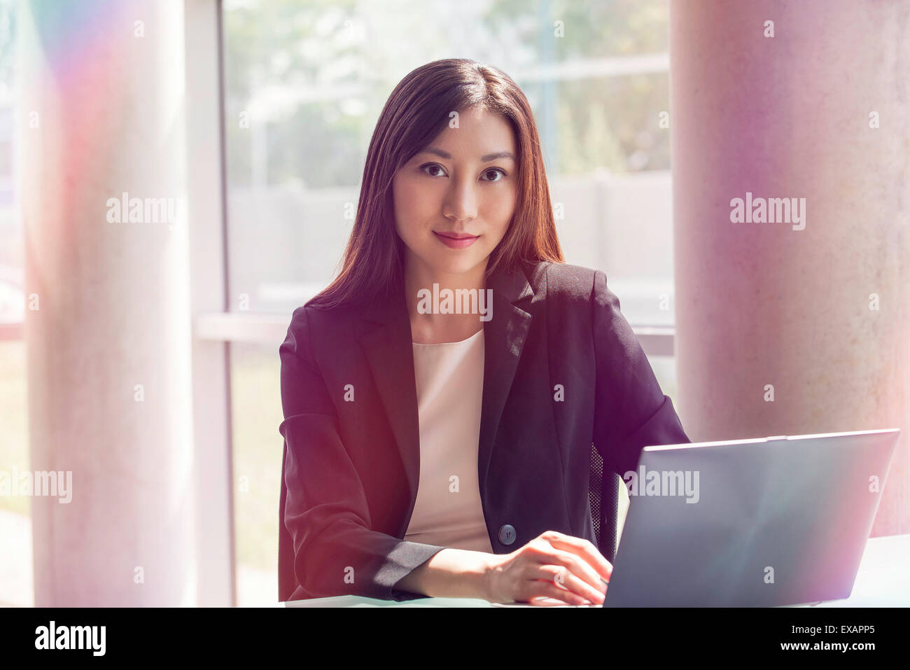 Young woman focused on studies hi-res stock photography and images - Alamy