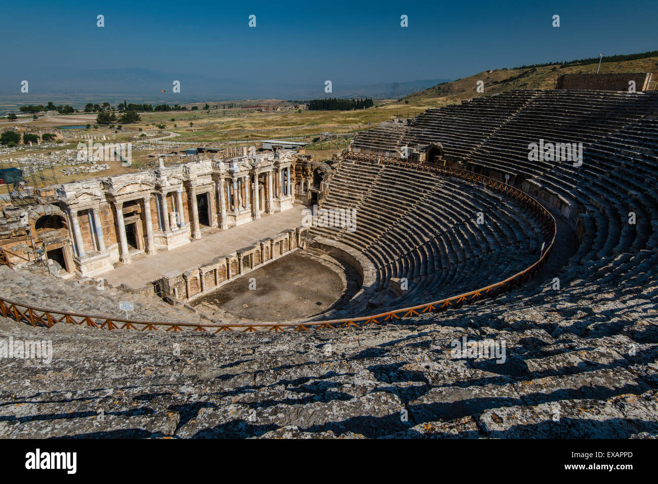 The Roman Theatre, Hierapolis, Pamukkale, Turkey Stock Photo - Alamy