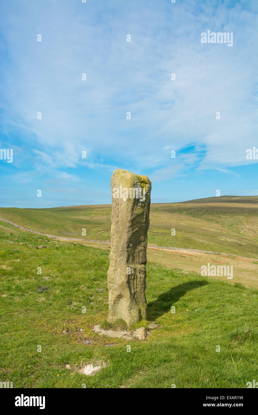 Roadside standing stone Stock Photo - Alamy