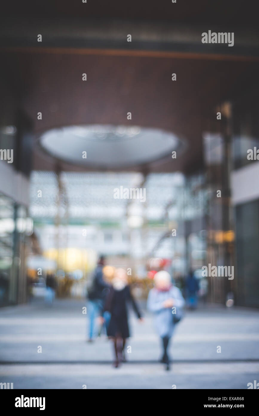 blurred urban milan landscape colored background Stock Photo - Alamy