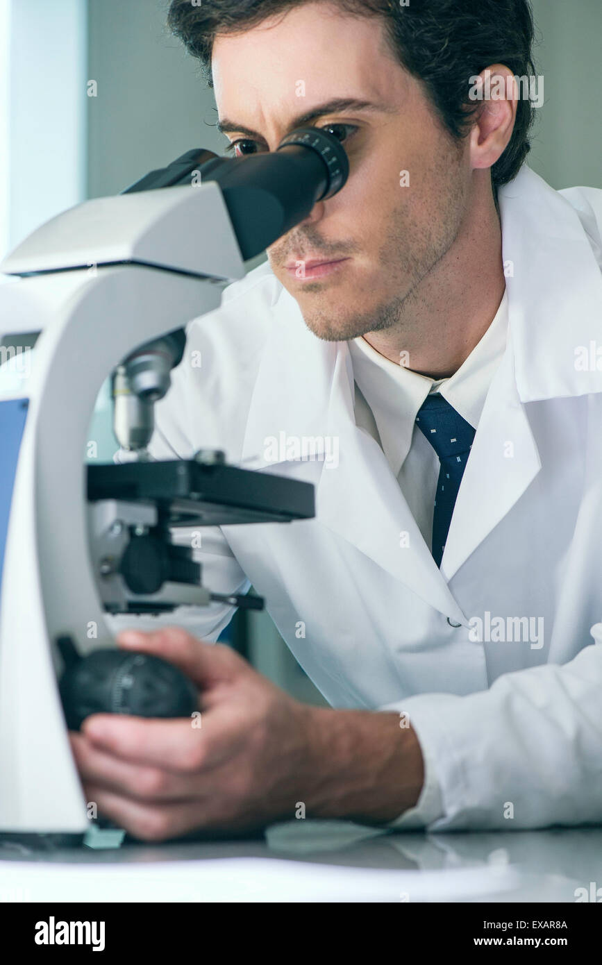 Chemist at work in laboratory Stock Photo - Alamy