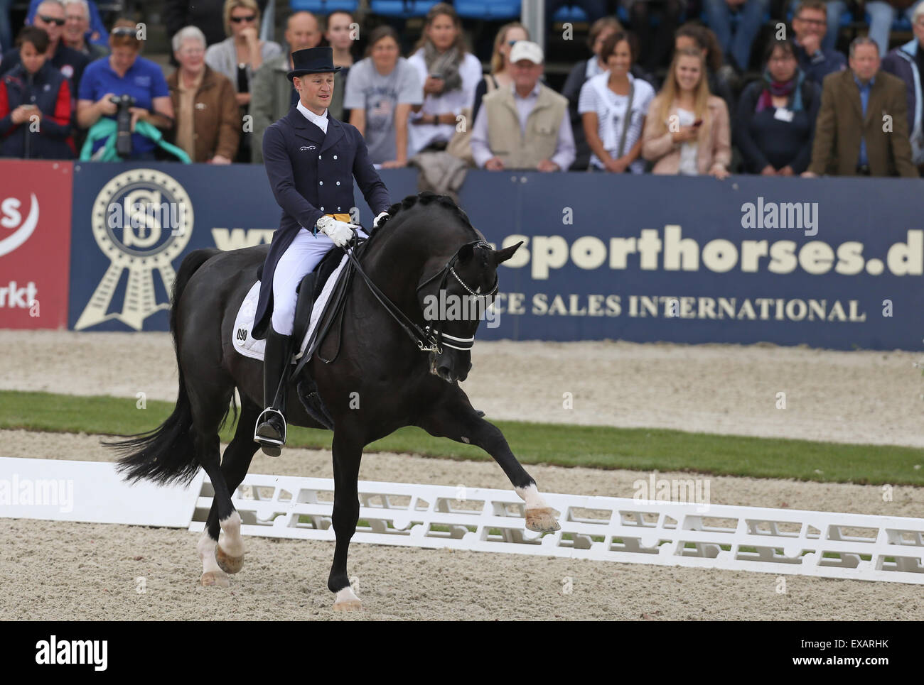 German dressage rider Matthias Alexander Rath rides his horse Totilas ...