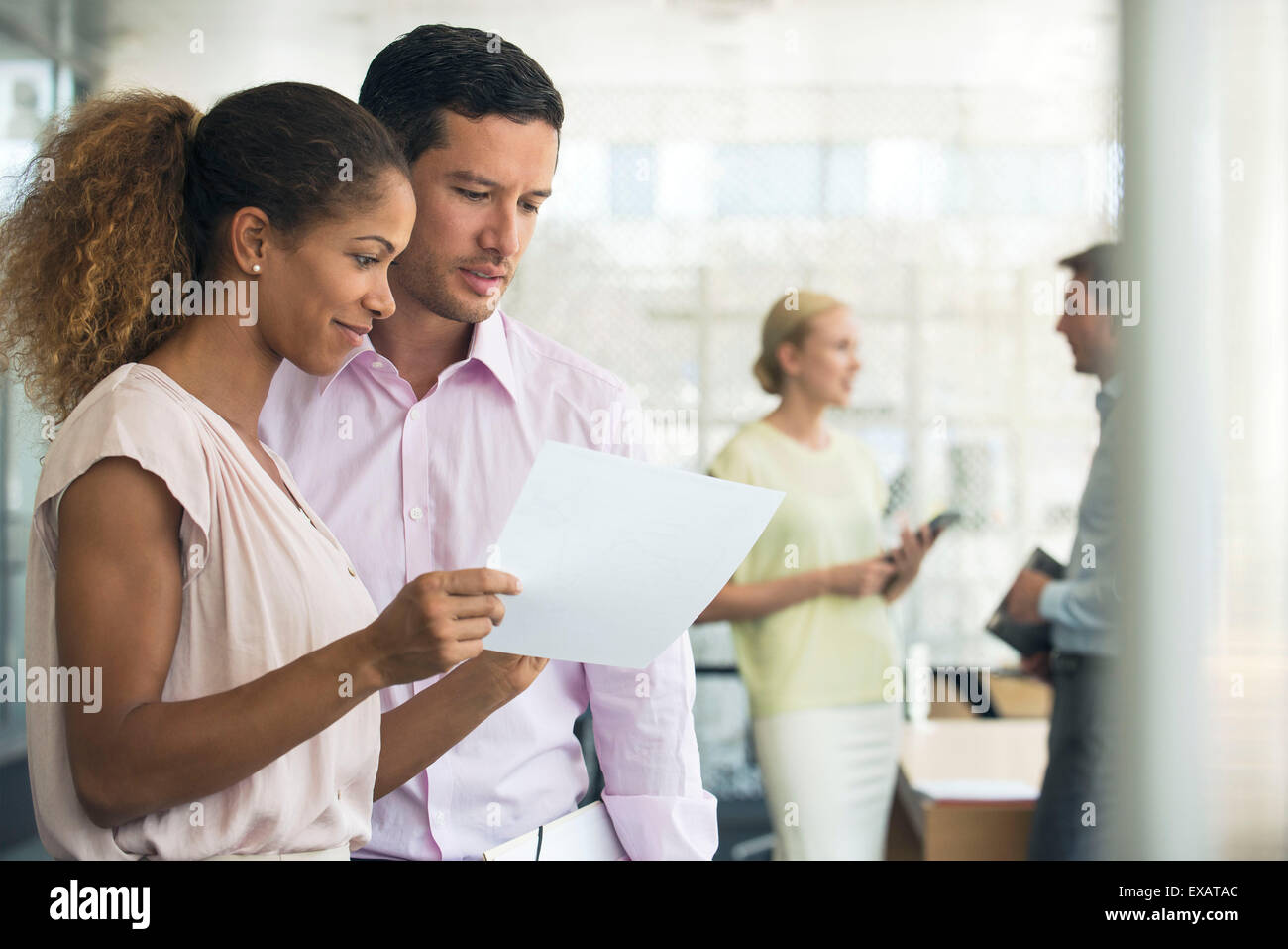 Colleague document hi-res stock photography and images - Alamy