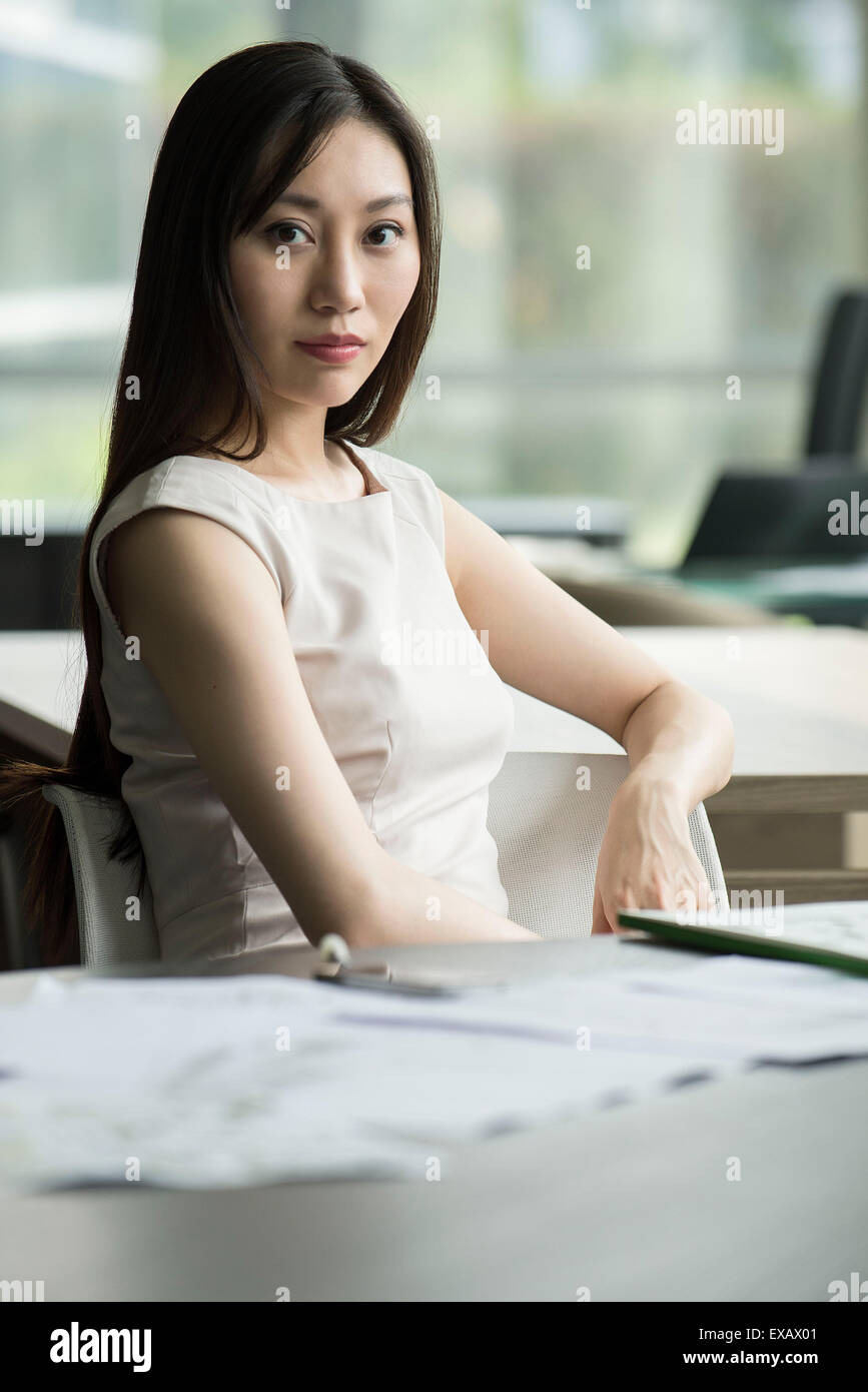 Woman in office, portrait Stock Photo - Alamy