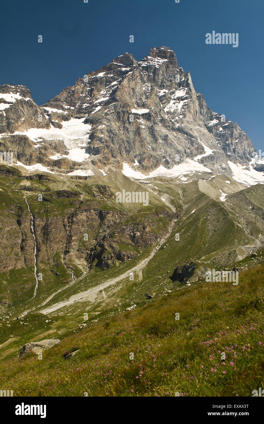 Cervinia, Italy. 10th July 2015. The Matterhorn (Italian name Cervino ...