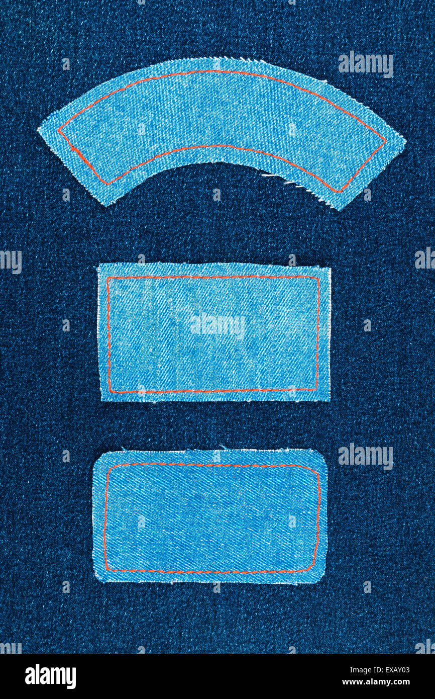 Denim label hi-res stock photography and images - Alamy