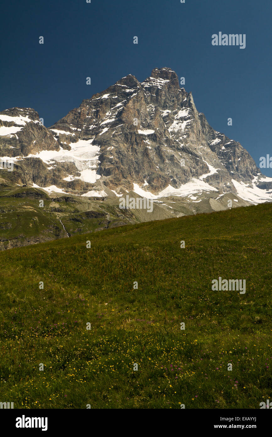 Cervinia, Italy. 10th July 2015. The Matterhorn (Italian name Cervino ...