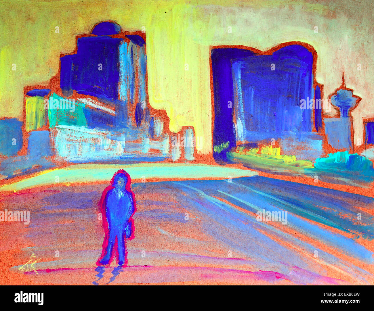 Abstract expressionism man hi-res stock photography and images - Alamy