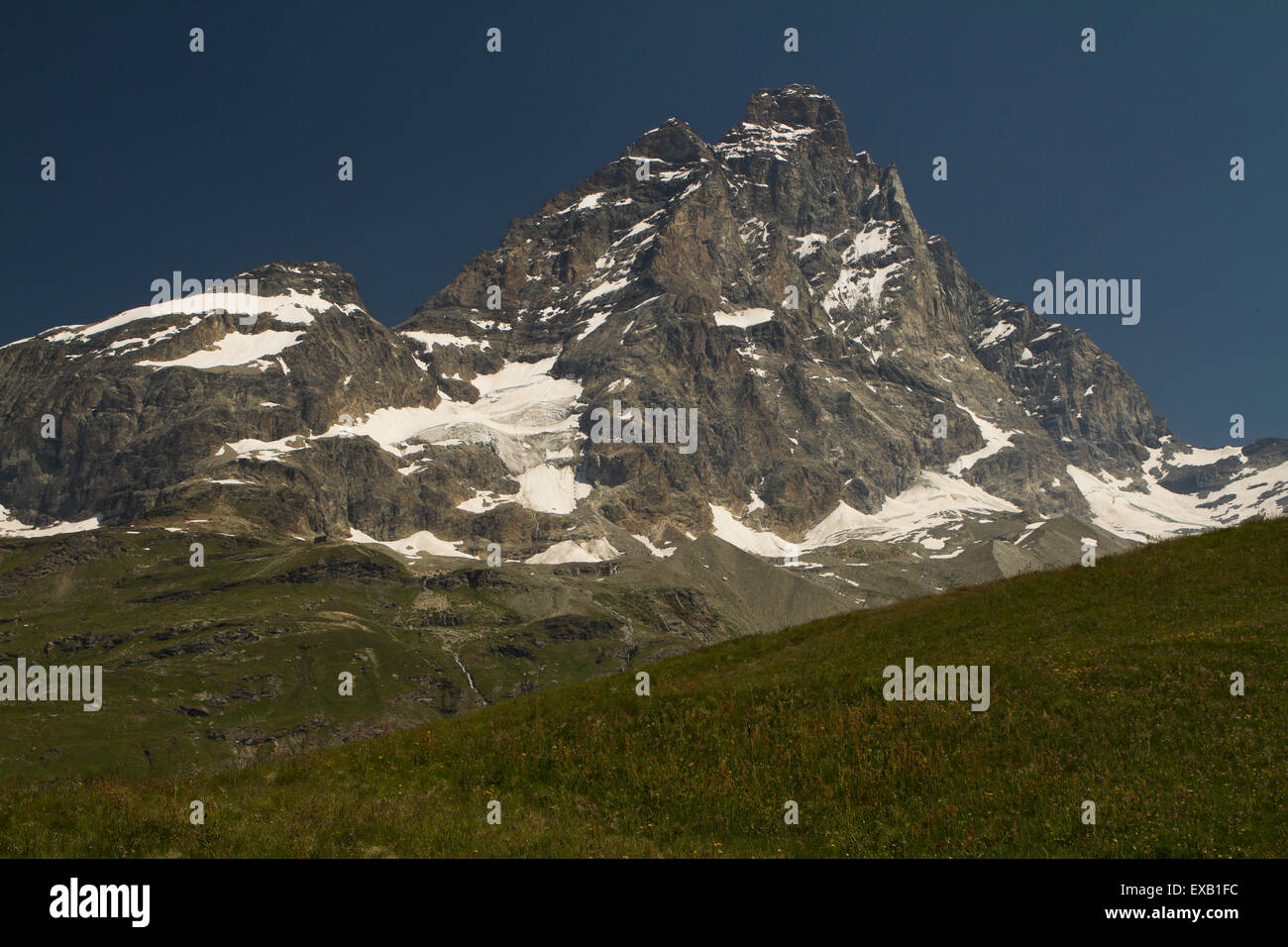 Cervinia, Italy. 10th July 2015. The Matterhorn (Italian name Cervino ...
