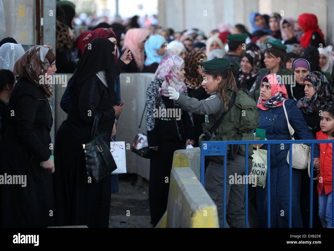 Bethlehem, Israeli-controlled Bethlehem checkpoint on the outskirts of ...