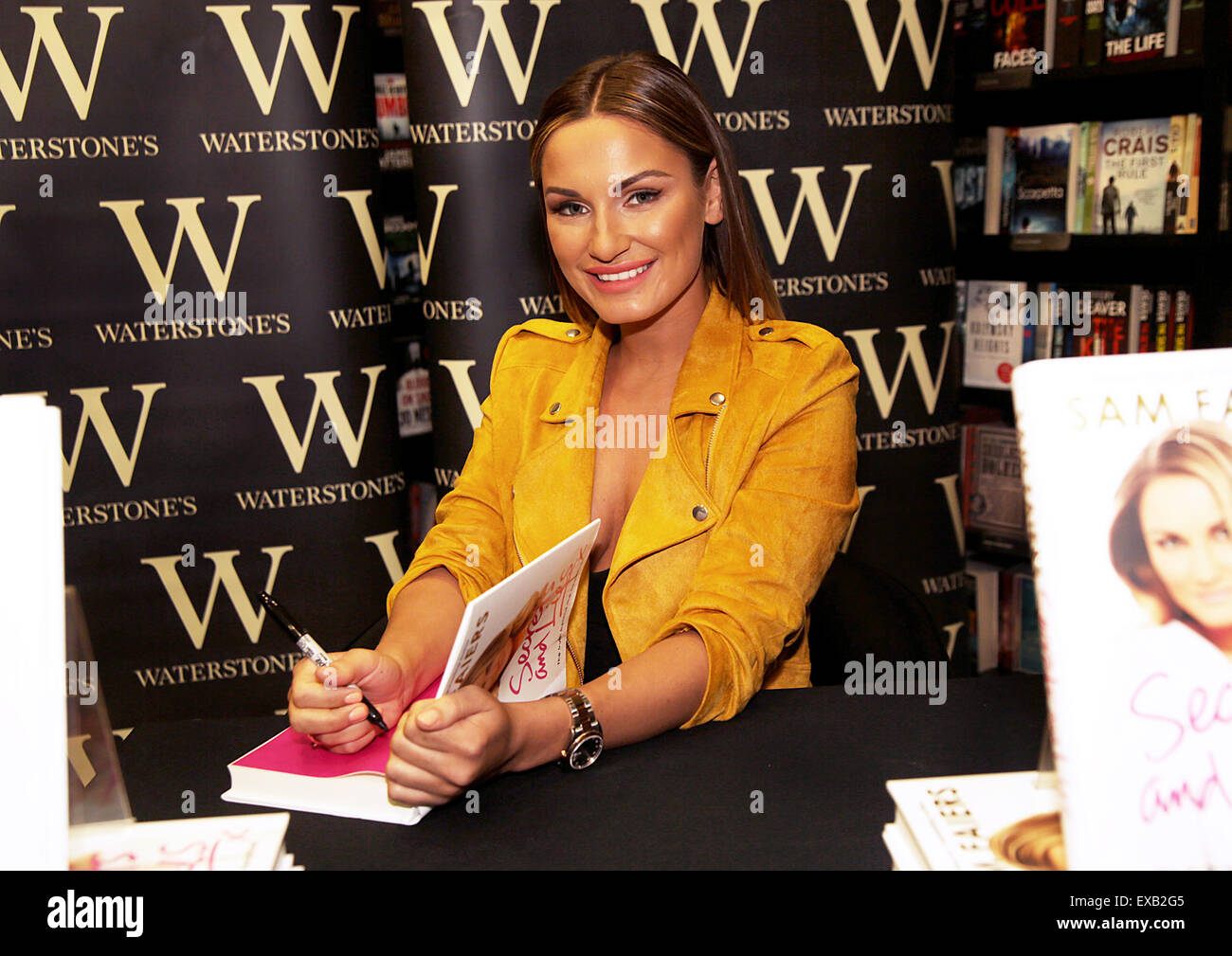 Sam Faiers signs copies of her new book 'Secrets and Lies: The truth ...