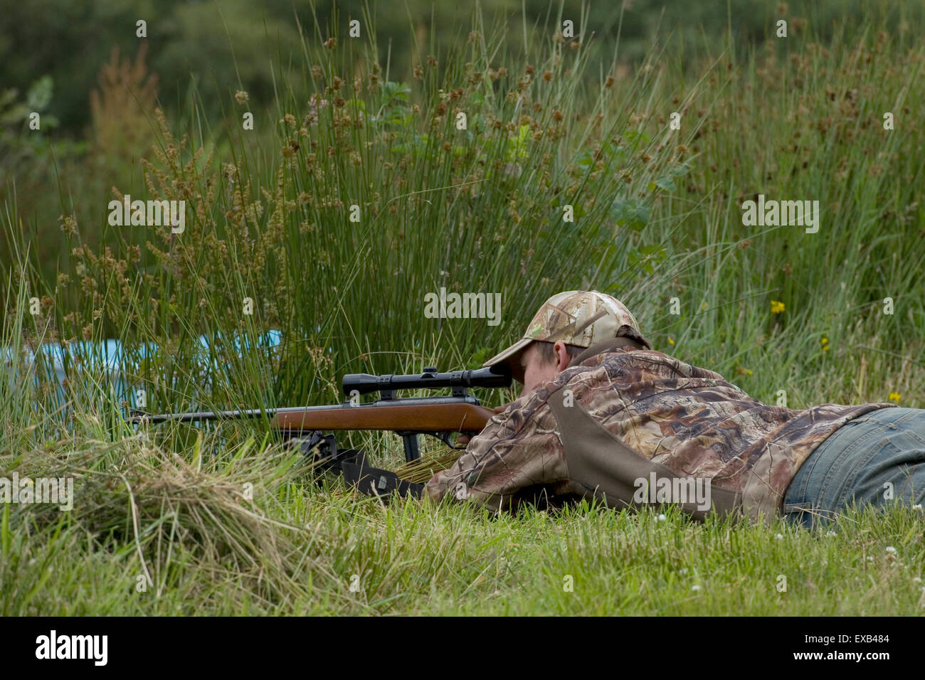 Prone shooting hi-res stock photography and images - Alamy