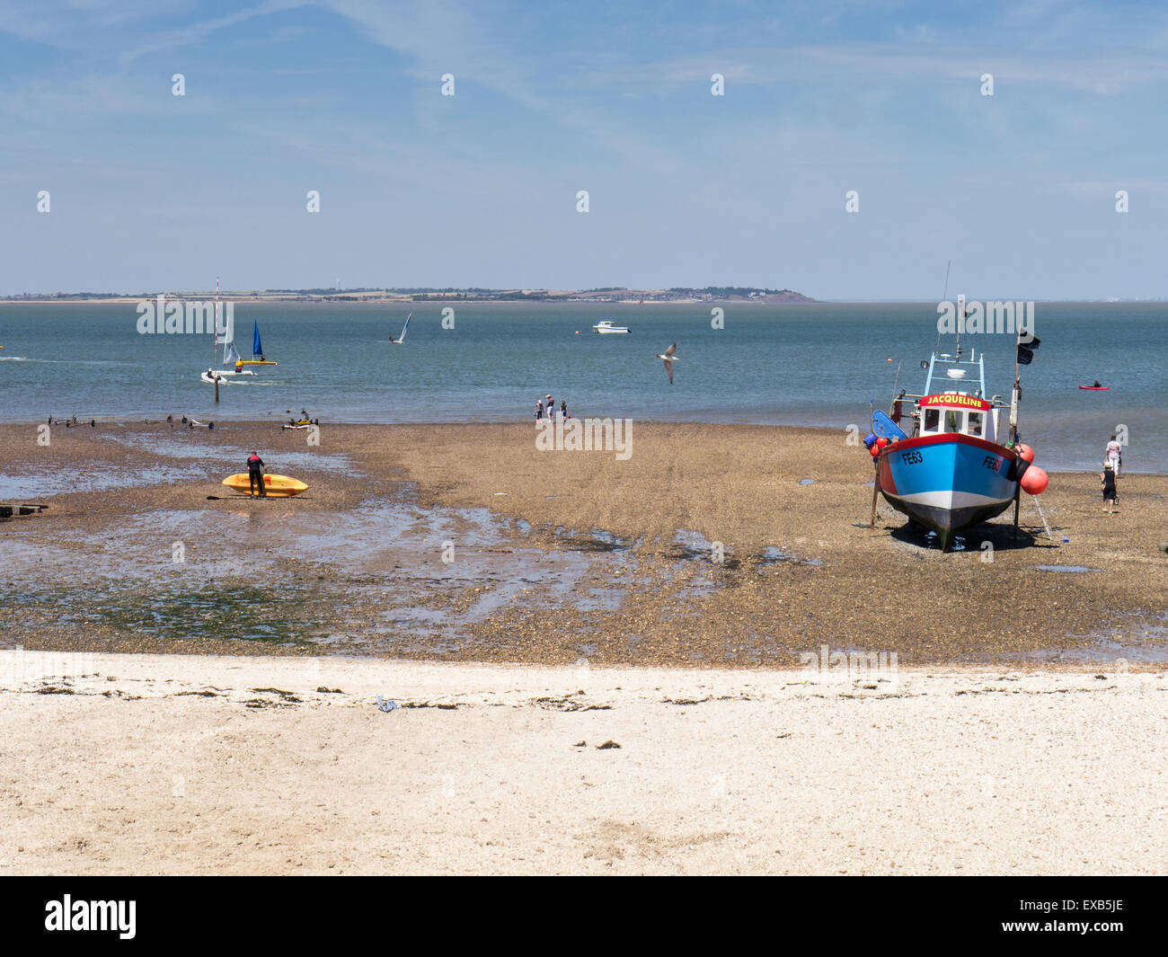 Whitstable, Kent: 10th July 2015. A beautiful day in Whtistable as ...