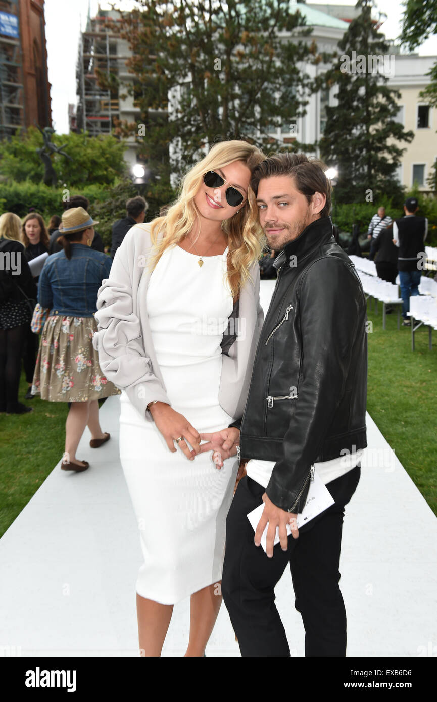 Berlin, Germany. 10th July, 2015. British actor Tom Payne and ...