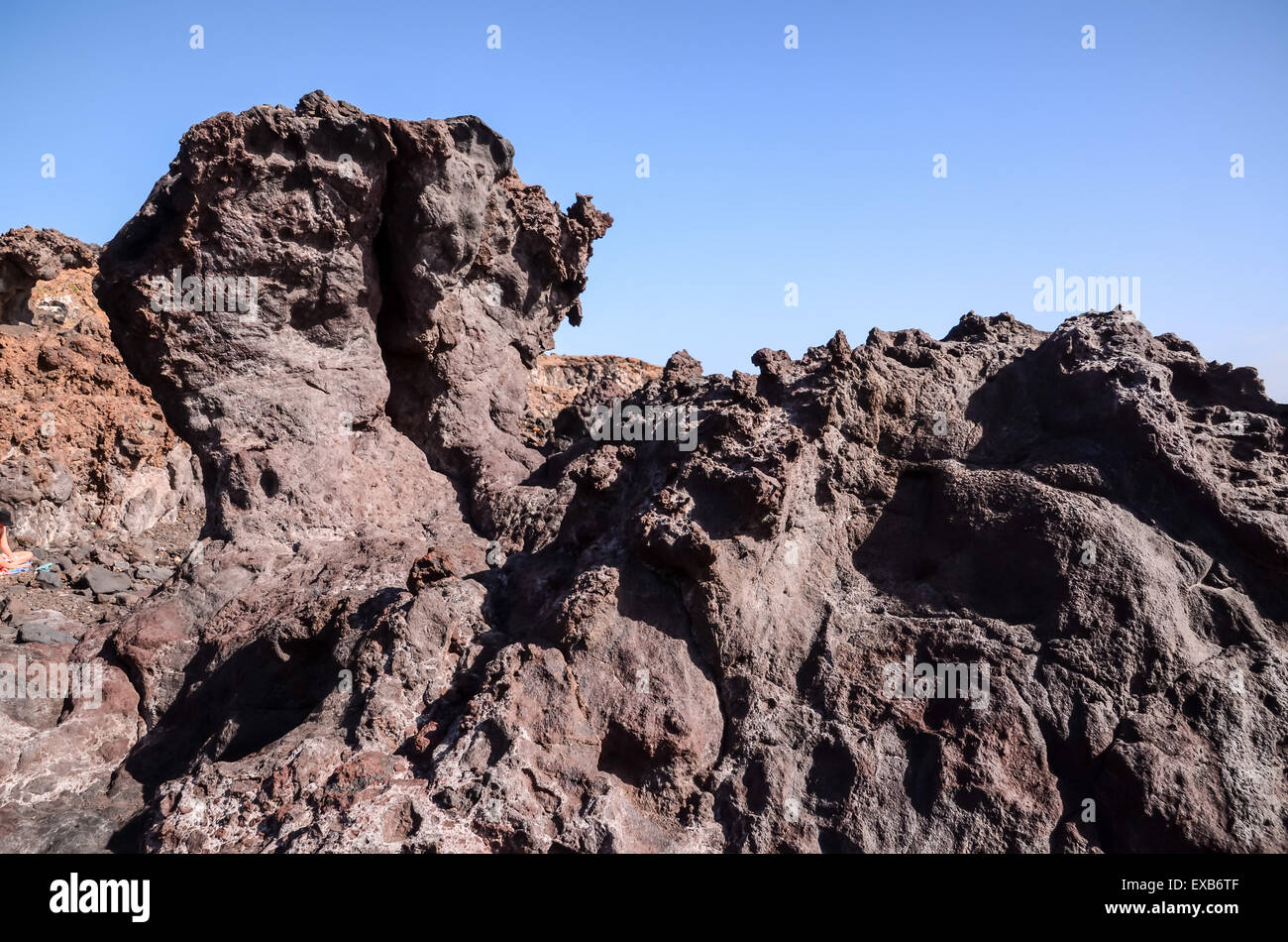 Basaltic Lava Formation Stock Photo - Alamy