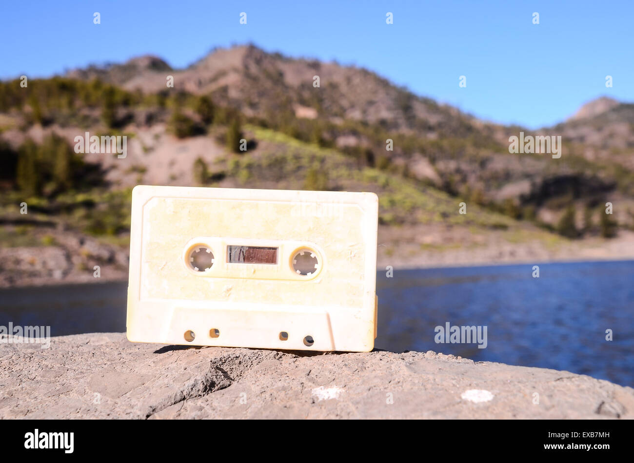Ancient Retro Musicassette Stock Photo - Alamy