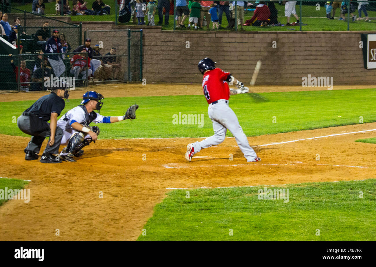 Baseball batter hit ball hi-res stock photography and images - Alamy