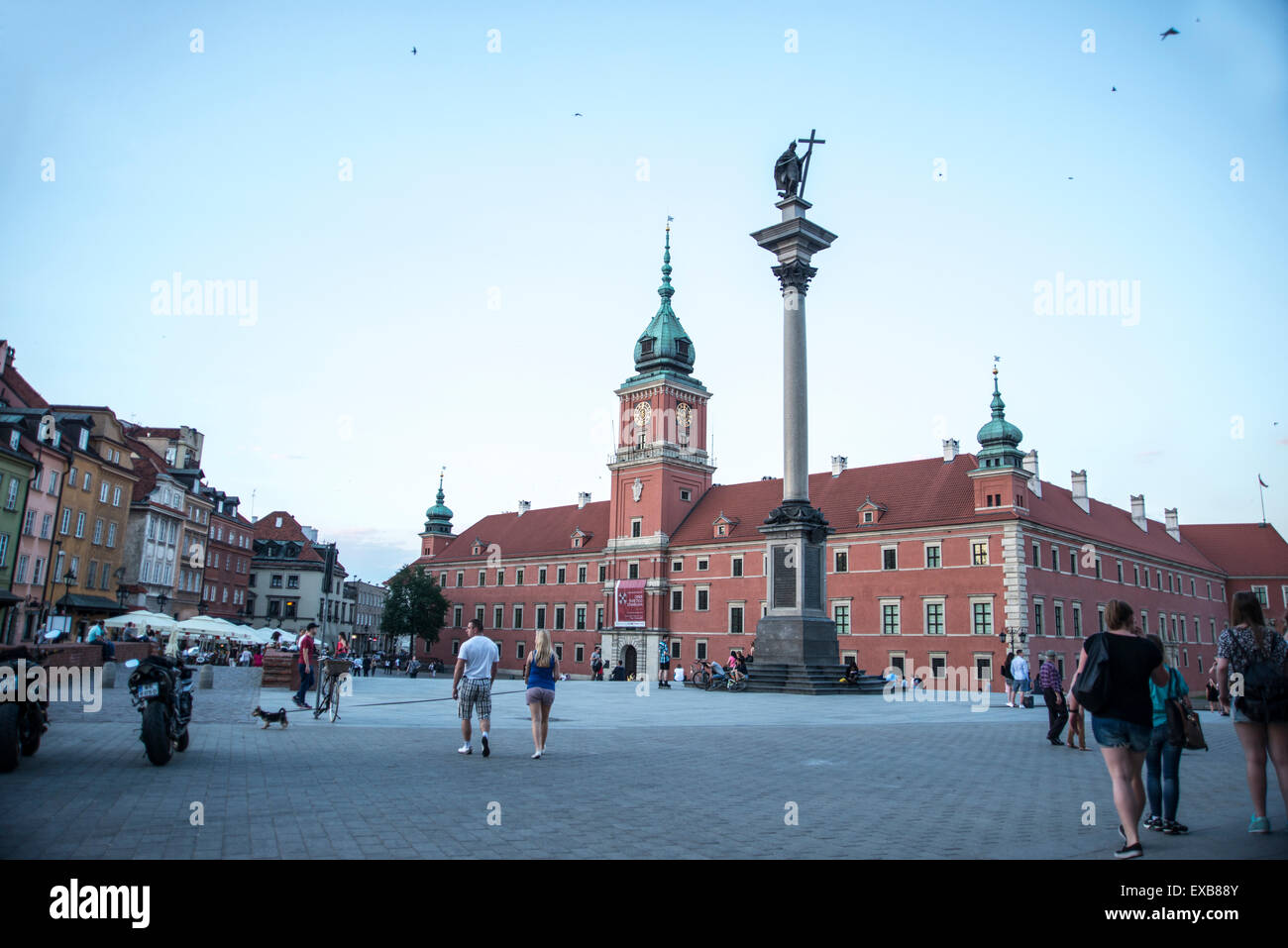 Warsaw's Castle Square Stock Photo - Alamy