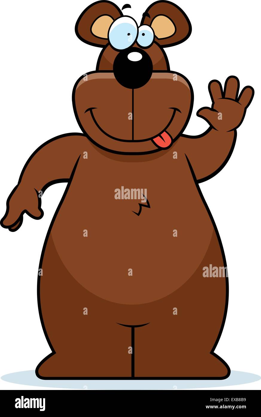 Grizzly bear waving hi-res stock photography and images - Alamy