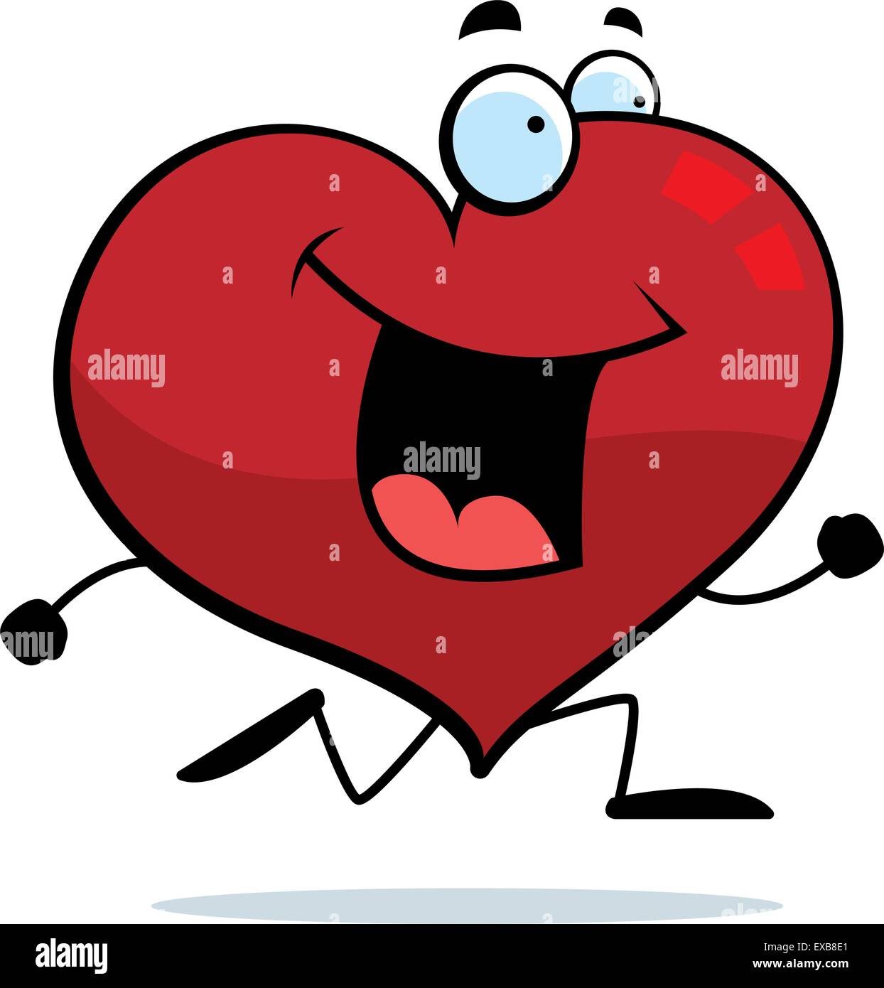 Cartoon of heart hi-res stock photography and images - Alamy