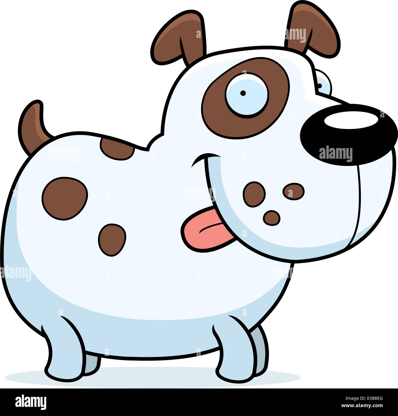 Cartoon happy dog hi-res stock photography and images - Alamy